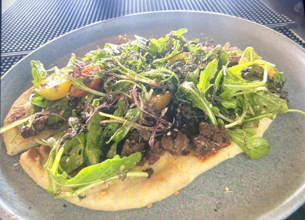 Lamb Chorizo Flatbread "The Phantom" - CorkDork